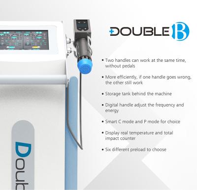 China ED Treatment Extracorporeal Shock Wave Therapy Machine With 2 Handles for sale