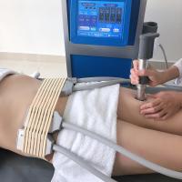 China 2 in 1 Vertical Air Pressure ESWT Therapy Machine with Cryolipolysis 4 Cool Pads 6 Bar for sale