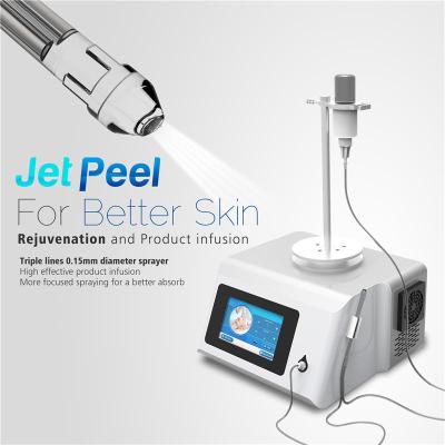 China Skin Spa Jet Peel Machine 0.15mm Triple Line 6 Bar High Pressure Beauty Device for sale