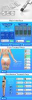 China 2 in 1 Vertical Air Pressure ESWT Therapy Machine with Cryolipolysis 4 Cool Pads 6 Bar for sale