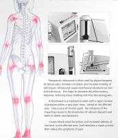 China Shockwave Ultrasound 1MHz 6 Bar Pain Relief Therapy Machine for Physiotherapy for sale