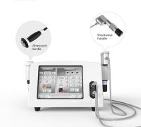 China Combined Ultrasound Physiotherapy Machine 6 Bar Air Pressure Shockwave 10.4 Inch Touch Screen for sale