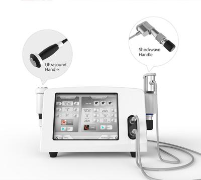 China Combined Ultrasound Physiotherapy Machine 6 Bar Air Pressure Shockwave 10.4 Inch Touch Screen for sale