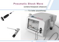China Portable Air Pressure Shockwave and Ultrasound Physiotherapy Machine 6 Bar 250W for Pain Relief for sale