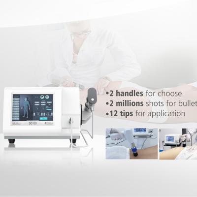 China Blue White Air Pressure Shockwave Therapy Machine 1-6bar 16Hz Non-Invasive Pain Relief for sale