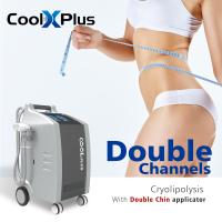 China Double Channel Cryolipolysis Machine 4 Handles Fat Freezing Slimming Equipment -11°C for sale