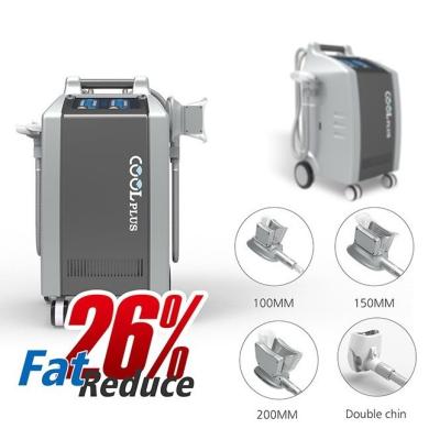 China Dual Channel Cryolipolysis Fat Freezing Machine 4 Handles Cool Heat Combo for Body Slimming for sale