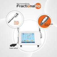 China Fractional RF Microneedling Machine 45 Degree Stretch Marks Removal 0.2-3mm Depth for sale