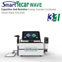 China 40mm Smart Tecar Therapy Machine Monopolar RF Diathermy 300W Shock Wave Physiotherapy for sale