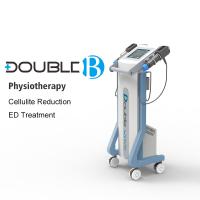 China Body Pain Quick Relief Double Handle Shockwave Therapy Machine Cellulite Reduction for sale