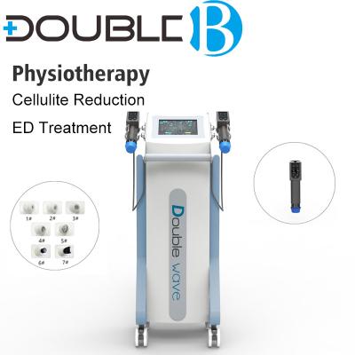 China Dual Channel Extracorporeal Shock Wave Therapy Machine 1-16Hz 5-200mJ for Pain Relief and ED for sale