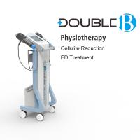 China Body Pain Quick Relief Double Handle Shockwave Therapy Machine Cellulite Reduction for sale