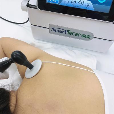 China 220V Portable Tecar Shockwave Therapy Machine for ED Tendonitis Plantar Fasciitis 300W for sale