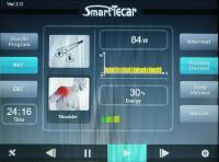 China Smart Tecar Therapy Equipment 300W RF Body Massage Machine CET RET 80mm Handle for sale