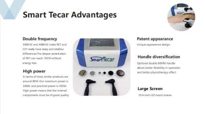 China Tecar Pain Relief Physio Machine CET RET Diathermy 300W 450KHz Body Rehabilitation Therapy for sale