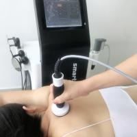 China 80mm Handle Shockwave Therapy Machine with 6 Bar Ultrasound and Tecar Combo for sale