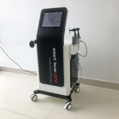China Multifunction Tecar Shockwave Ultrasound Physiotherapy Machine 300W 450KHz for sale