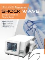 China Clinic Air Pressure Shockwave Therapy Machine 1-6Bar Non Invasive Pain Relief for sale