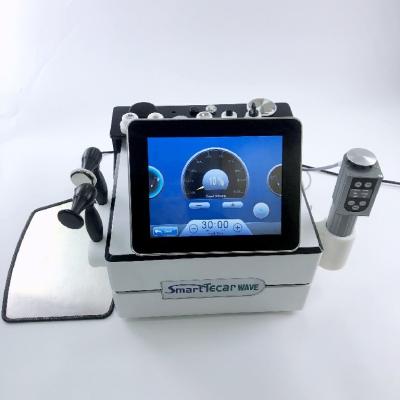 China 3 in 1 EMS Shockwave Therapy Machine 300W Tecar Therapy with 4 Treatment Cups for sale