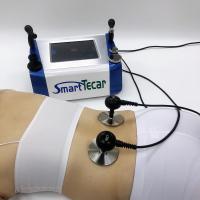 China Double 80mm Handle Tecar Therapy Diathermy Machine 300W RF CET RET for Muscle Relax and Pain Relief for sale