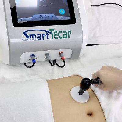 China 300W Tecar Diathermy Machine 40mm CET RET RF Skin Tightening Beauty Therapy for sale