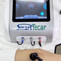 China White Chiropractic Tecar Diathermy Therapy Machine 300W 450KHz for Chronic Pain Relief for sale