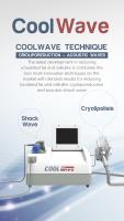 China ESWT Cryolipolysis Fat Freezing Machine with Shock Wave Therapy 150mm Handle 7 Heads for sale