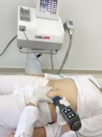 China ESWT Cryolipolysis Fat Freezing Machine with Shock Wave Therapy 150mm Handle 7 Heads for sale
