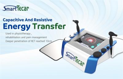 China 300W Tecar Therapy Machine 40MM Handle for Body Pain Relief Muscle Massage for sale