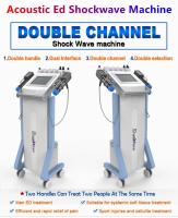 China Dual Channel ESWT Shockwave Therapy Machine for ED Treatment 1-16Hz 5-200mJ for sale