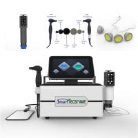 China Portable 3-in-1 ESWT Shockwave Tecar Therapy Machine 300W RF Physiotherapy for Pain Relief for sale