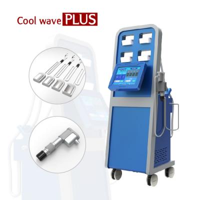 China 4 CoolPad Cryolipolysis Vacuum Cavitation Fat Freezing Machine 400W -5°C for sale