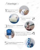 China Dual Air Pressure Shockwave Therapy Machine Fat Reduce Cryotherapy Slimming Machine for sale