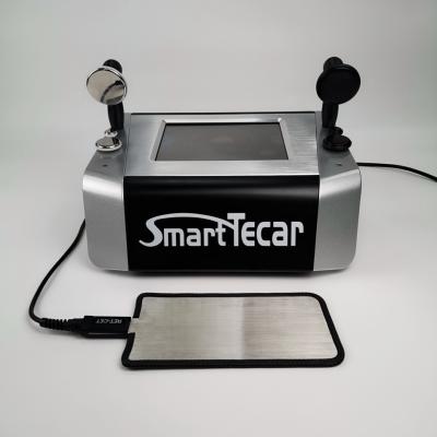 China Double 80mm Handle AC220V Tecar Therapy Diathermy Machine for sale