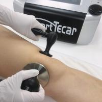 China Double 80mm Handle AC220V Tecar Therapy Diathermy Machine for sale
