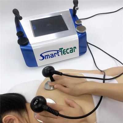 China Double 80mm Handle Tecar Therapy Machine 300W Physiotherapy RF CET RET for Pain Relief for sale