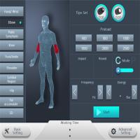 China Portable Physiotherapy Shock Therapy Machine For Body Pain for sale