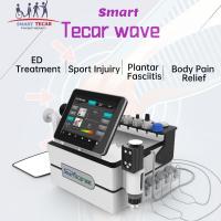 China Portable ED Shockwave Therapy Machine Smart Tecar 300W RF 300-450KHz for Sport Injury for sale