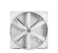 China Fiberglass Direct Drive Negative Pressure Fan 370rpm With Galvanized Plate for sale