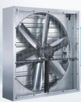 China U Shaped Fan Blade Direct Drive Negative Pressure Fan System Longitudinal for sale