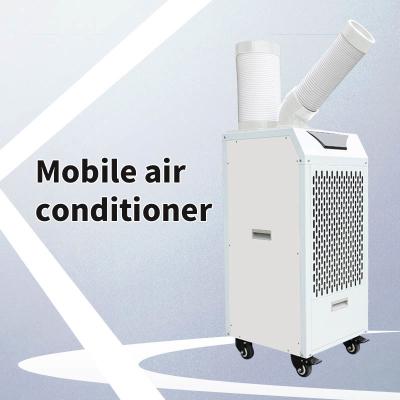 China Portable And Versatile Mobile Air Cooler With Optional Ice / Water Tank Compatibility for sale