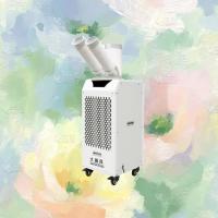 China Instant Dissipation Mobile Air Cooler With Compressor Refrigeration And Aluminum Fin Hydrophilic Film Cooler for sale