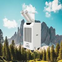 China Portable Air Cooler with 6-liter Water Tank 360° Rotating Vents and 400 m³/h Airflow for Efficient Cooling for sale