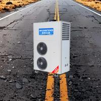 China Commercial Kitchen Air Conditioner with Adaptable Ambient Temperature 16°C~43°C, R22 Refrigerant, and 720 m³/h Circulating Air Flow for sale