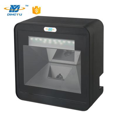 China Table Mounted Omnidirectional Barcode Scanner Hands-Free Automatic Scanning For Mobile Payment for sale