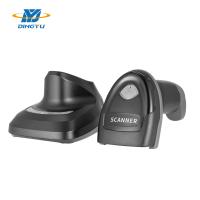 China High Speed Cordless Handheld Barcode Scanner With Charging Cradle 3 In One Connection for sale