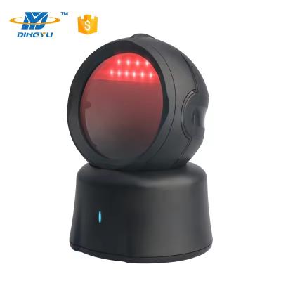 China Desktop Barcode Reader 1D 2D Omnidirectional QR Code Scanning Platform for sale