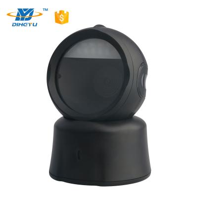 China CMOS 1D 2D Desktop Barcode Scanner Auto Sense For Supermarket for sale