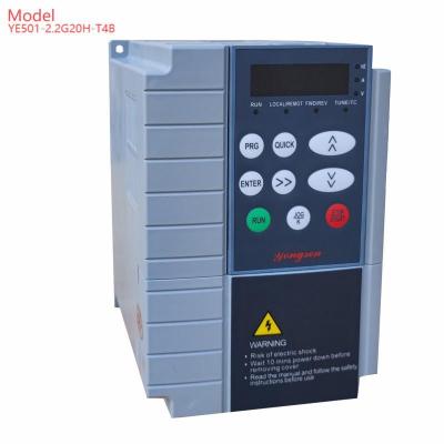 China High Performance VFD VSD Frequency Inverter Converter AC Motor Variable Frequency Driver Three Phase 380V 2.2kW for sale