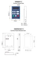China High Performance VFD VSD Frequency Inverter Converter AC Motor Variable Frequency Driver Three Phase 380V 2.2kW for sale